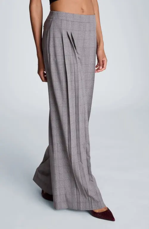 KENNETH COLE High Waist Triple Pleat Wide Leg Pants