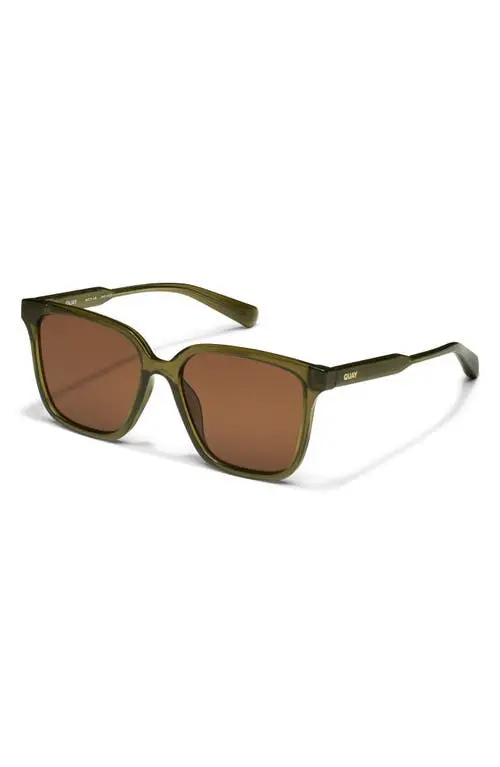 Quay Try Me 55mm Square Frame Sunglasses