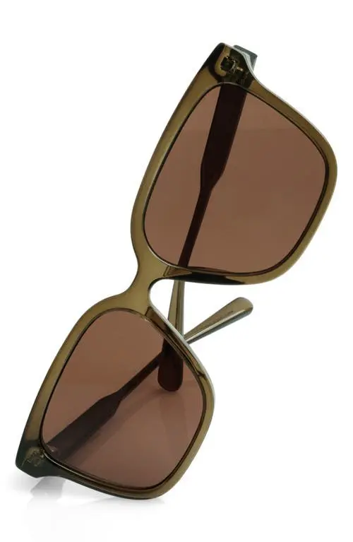 Quay Try Me 55mm Square Frame Sunglasses