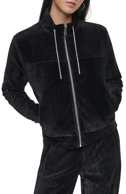 Dkny Metallic Track Jacket
