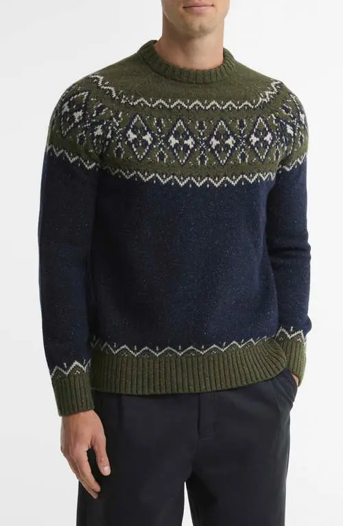 Barbour Tisbury Fair Isle Crewneck Sweater