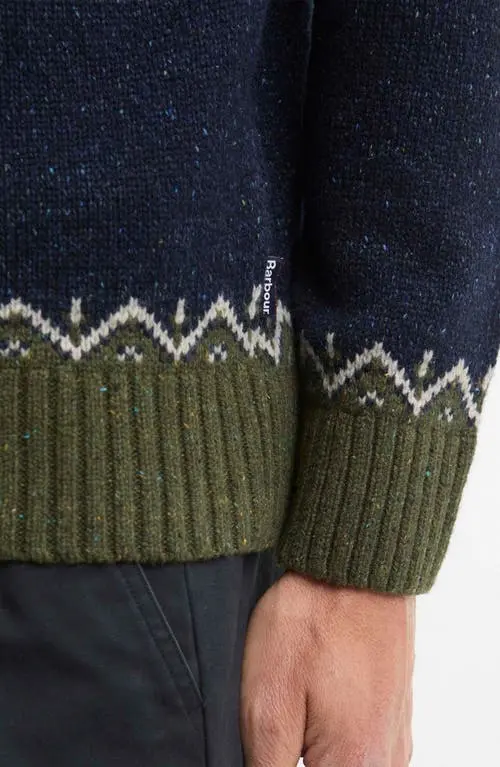 Barbour Tisbury Fair Isle Crewneck Sweater
