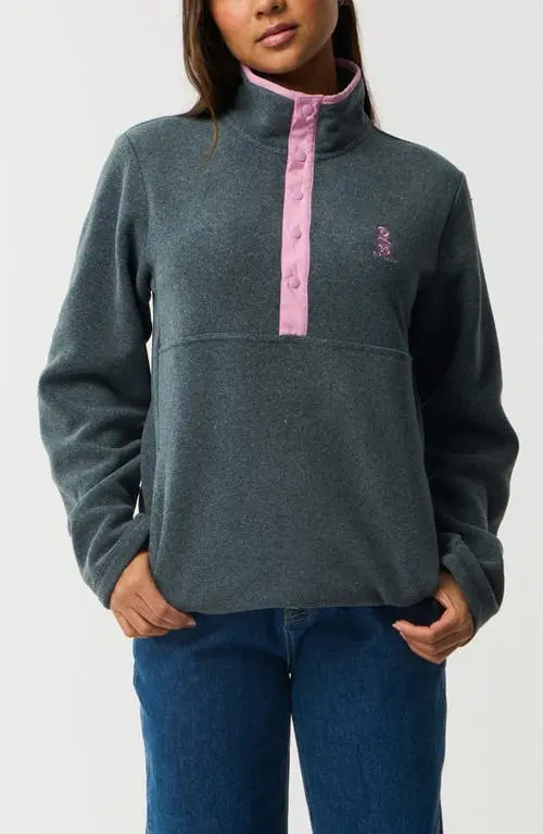 Rip Curl S-series Polartec Fleece Pullover - Charcoal Marle
