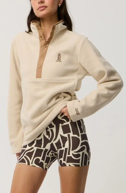 Rip Curl S-series Polartec Fleece Pullover - Oatmeal Marle