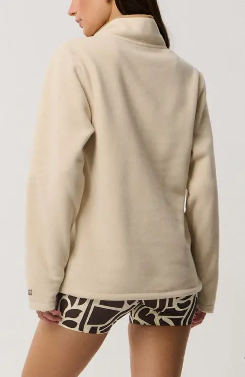 Rip Curl S-series Polartec Fleece Pullover - Oatmeal Marle