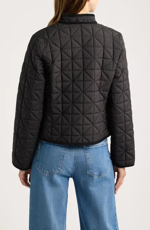 Bernardo Diamond Quilt Jacket