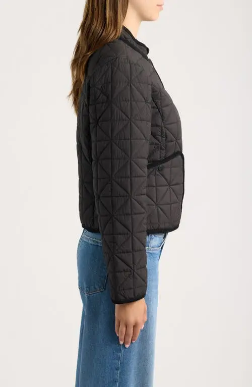 Bernardo Diamond Quilt Jacket