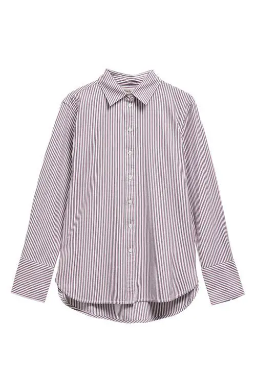 Barbour May Striped Cotton Blend Shirt