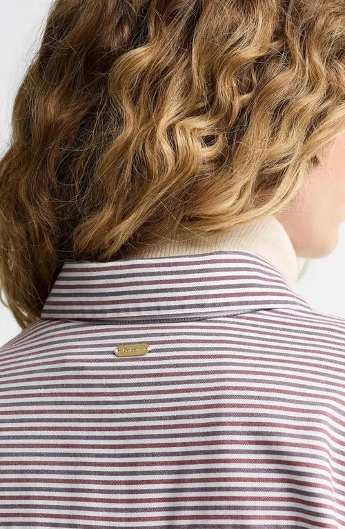 Barbour May Striped Cotton Blend Shirt