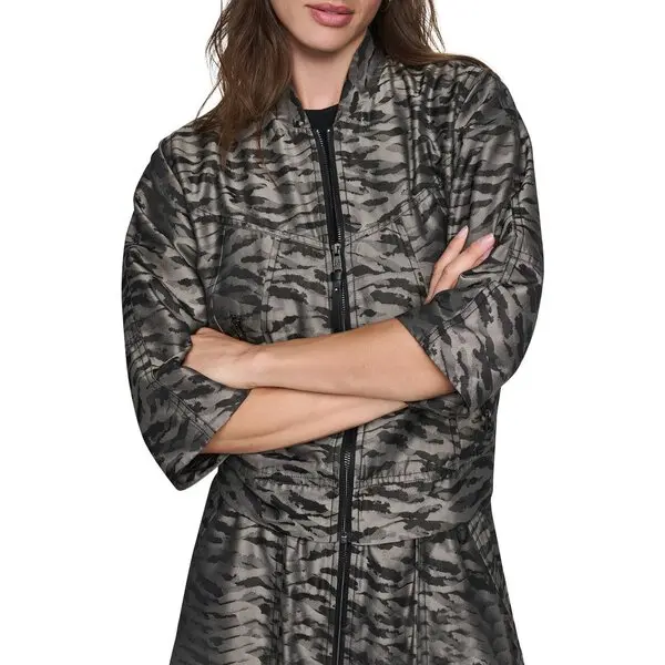 Dkny Animal Jacquard Jacket