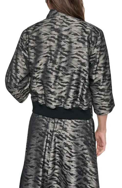 Dkny Animal Jacquard Jacket