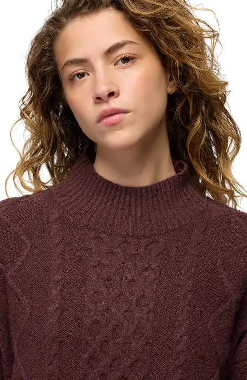 Prana Amber Mountain Cable Sweater - Cacao