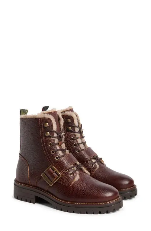 Barbour Pendle Leather Boot - Brown