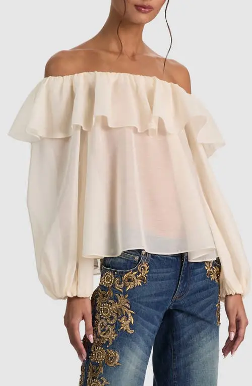 Alice + Olivia Alta Off The Shoulder Top
