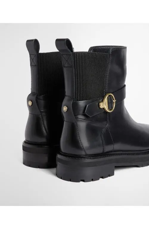 Barbour Alexandra Leather Boot - Black