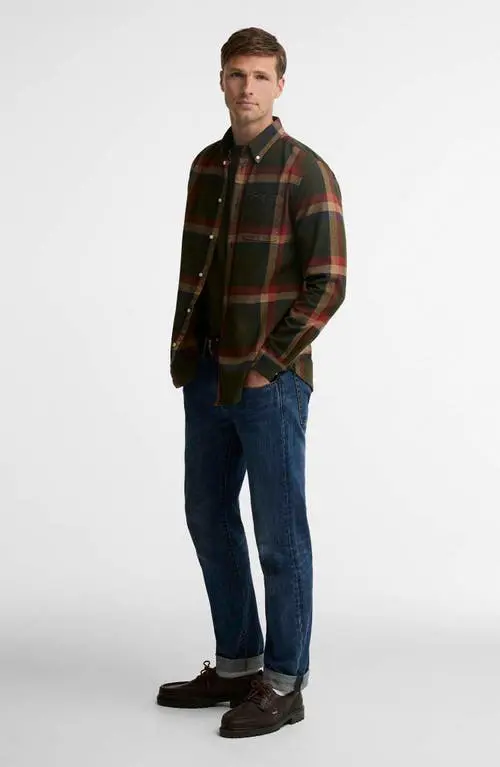 Barbour Folley Tailored Plaid Cotton Shirt