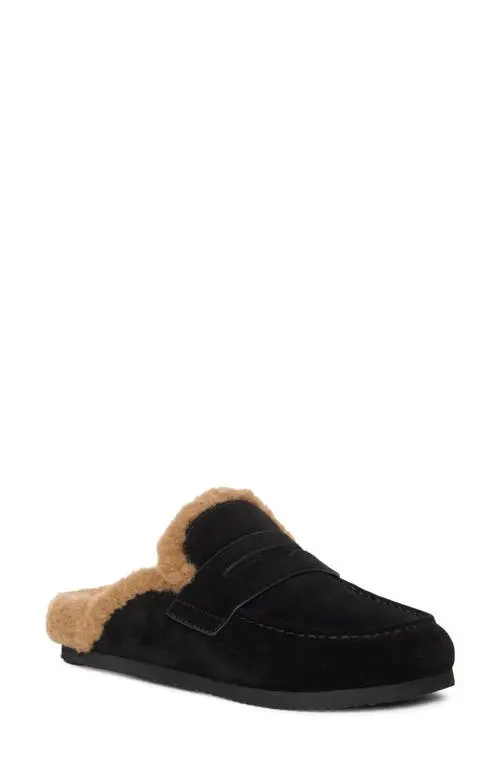Paige Wynn Faux Fur Lined Flat Mule