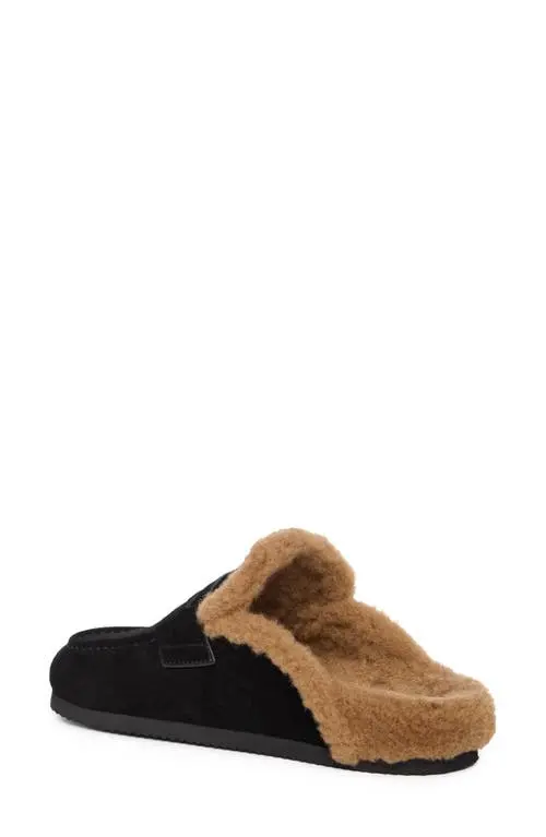 Paige Wynn Faux Fur Lined Flat Mule