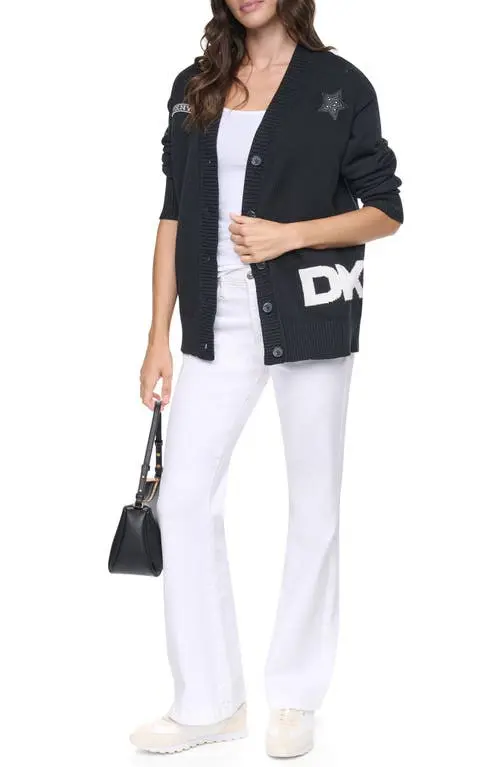 Dkny Pins Patches Cardigan
