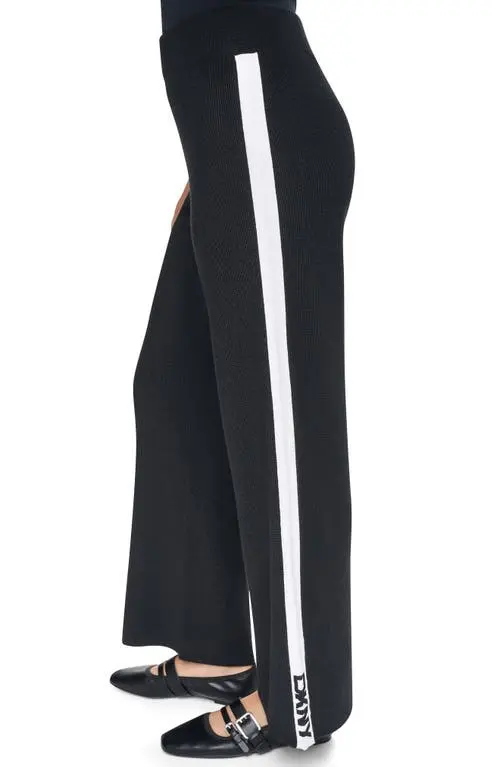 Dkny Logo Stripe Sweater Pants