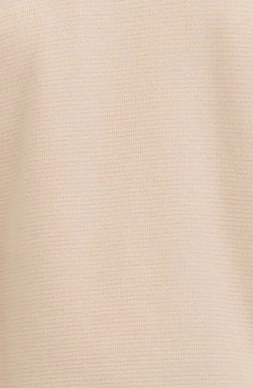 THREADS 4 THOUGHT Half-zip Waffle Pullover - Tapioca