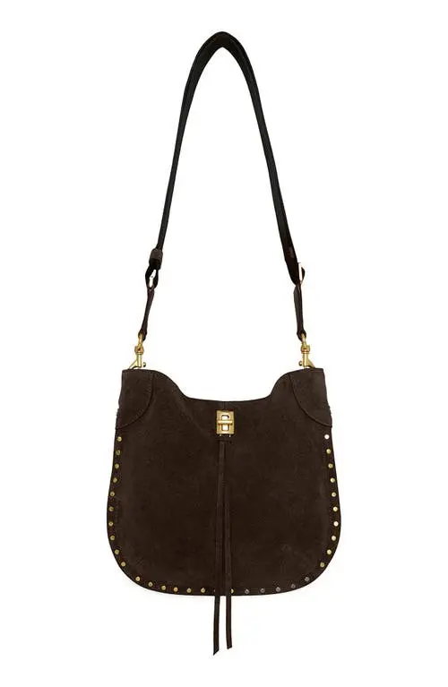 Rebecca Minkoff Darren Slim Leather Crossbody Bag - Fondant