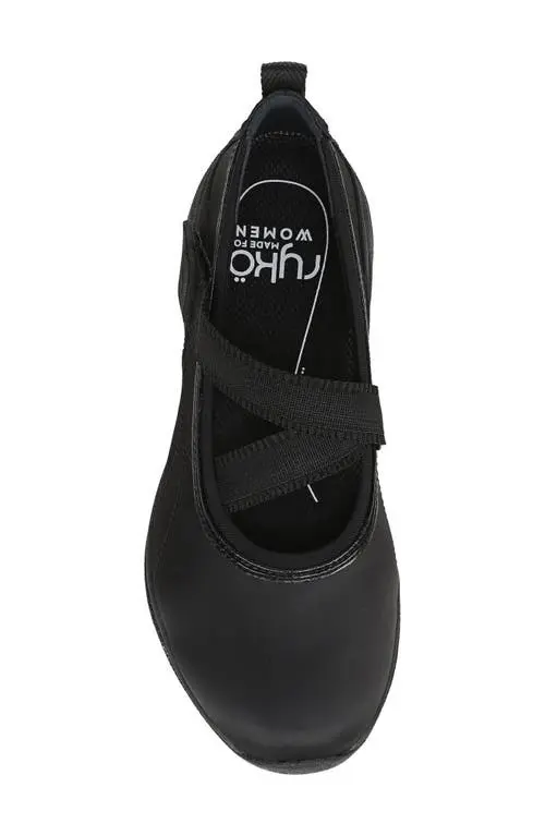 RYKA Era Mj Luxe Mary Jane Flat - Black