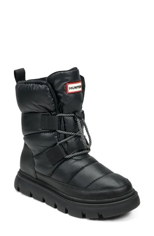 Hunter Quilted Snow Boots - Black