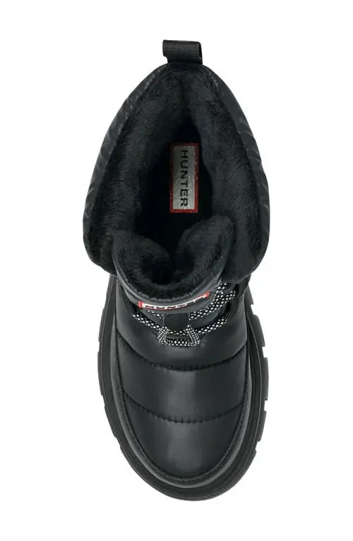 Hunter Quilted Snow Boots - Black