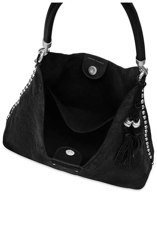 Rebecca Minkoff Nolita Leather Hobo - Black