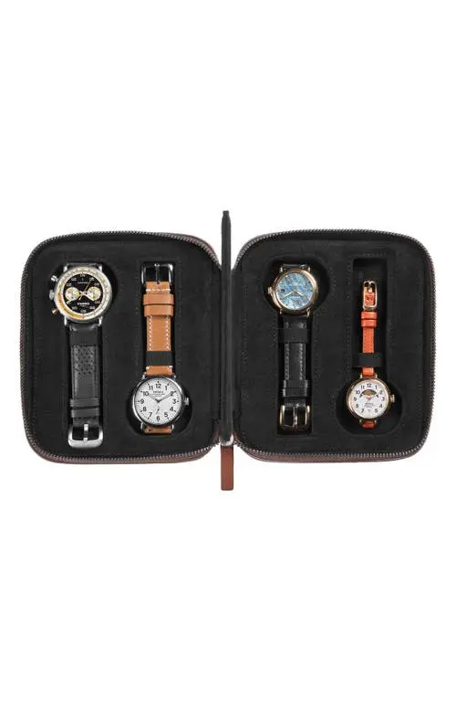 Shinola 4-watch Travel Case