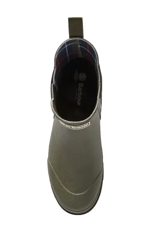 Barbour Andale Chelsea Waterproof Rain Boot - Dark Olive