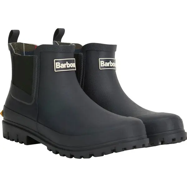 Barbour Andale Chelsea Waterproof Rain Boot - Navy