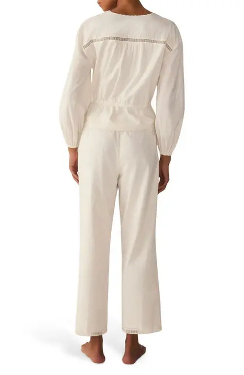 PETITE PLUME Marguerite Cotton Voile Pajamas
