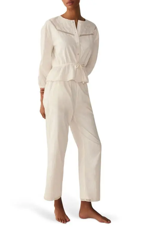 PETITE PLUME Marguerite Cotton Voile Pajamas