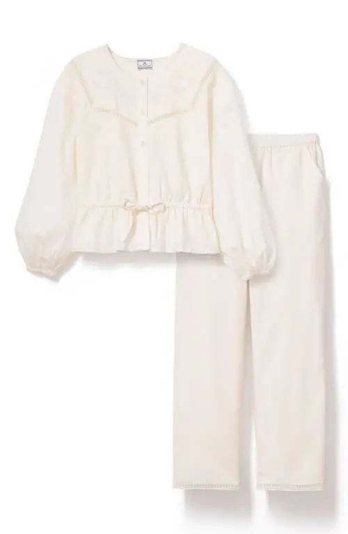 PETITE PLUME Marguerite Cotton Voile Pajamas