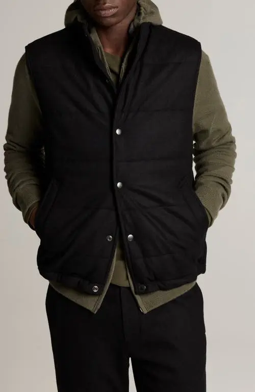Vince Tailored Wool Blend Puffer Vest