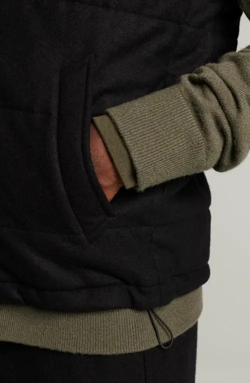Vince Tailored Wool Blend Puffer Vest
