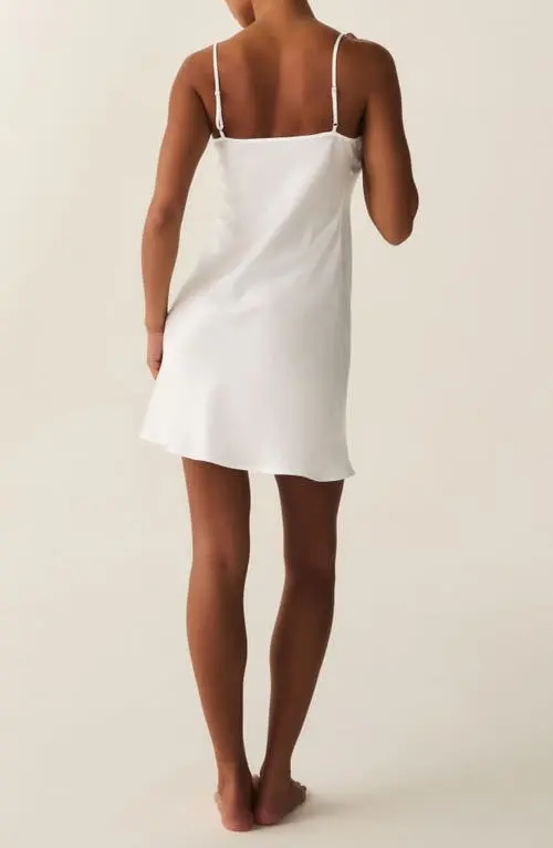 PETITE PLUME Bijou Silk Slip Nightgown