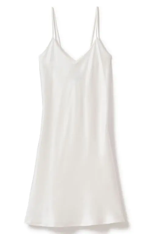 PETITE PLUME Bijou Silk Slip Nightgown