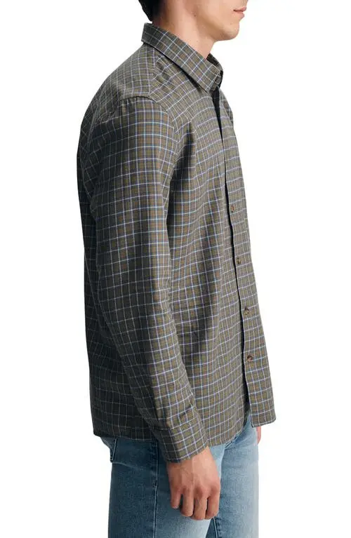 MAVI Plaid Cotton Button-up Shirt