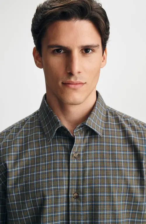 MAVI Plaid Cotton Button-up Shirt