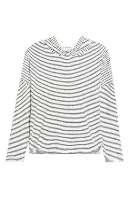 ASTROLOGIE CALIFORNIA Tiegan Stripe Hoodie - White/black