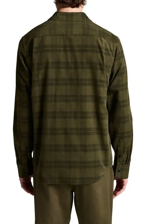 Vince Hamilton Plaid Corduroy Shirt