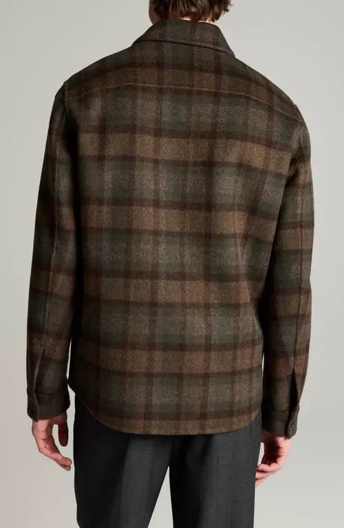 Vince Plaid Shirt Jacket
