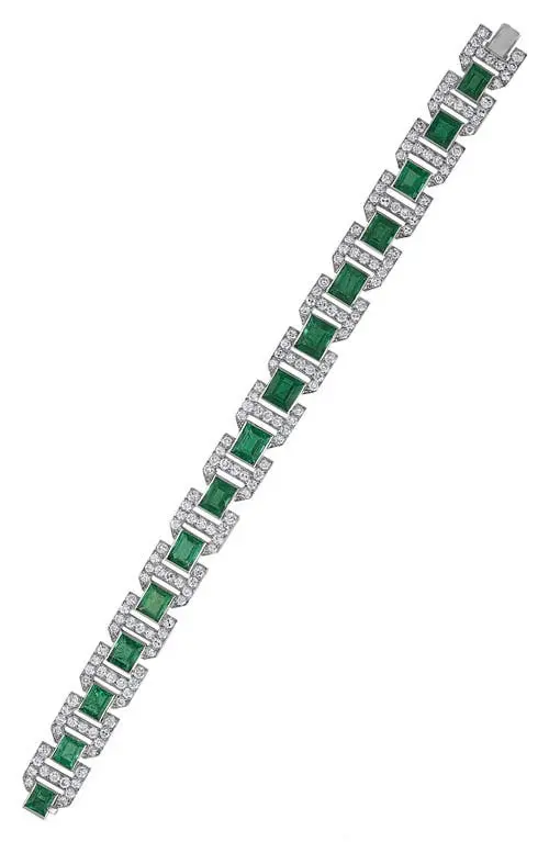 MINDI MOND Reconceived Emerald & Diamond Bracelet