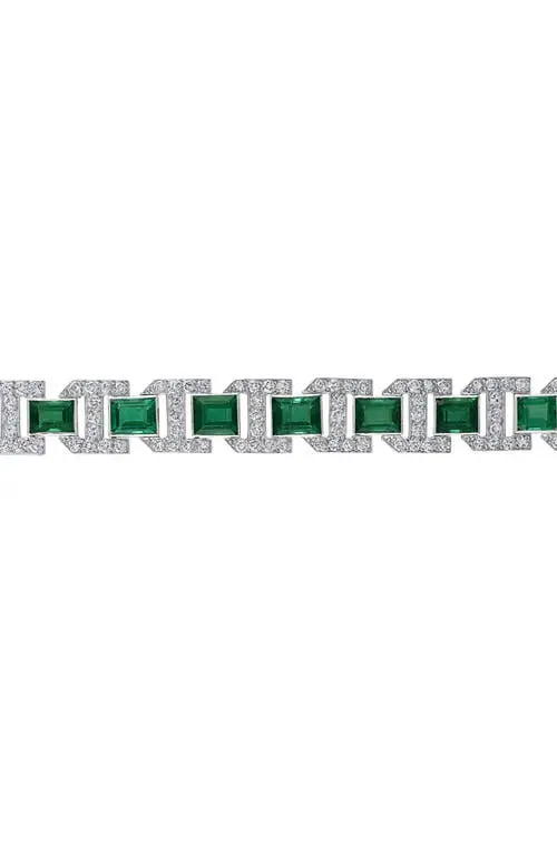MINDI MOND Reconceived Emerald & Diamond Bracelet