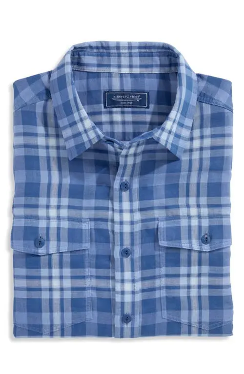 Vineyard Vines Plaid Chiller Performance Button Up Shirt