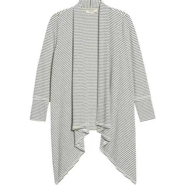 ASTROLOGIE CALIFORNIA Mae Striped Cardigan - White/black