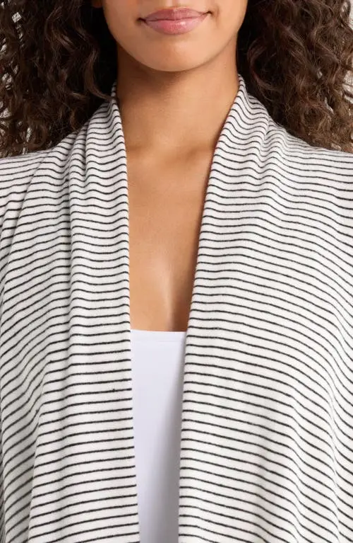 ASTROLOGIE CALIFORNIA Mae Striped Cardigan - White/black